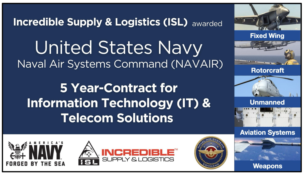Incredible Supply & Logistics (ISL) Awarded Five-Year United States ...